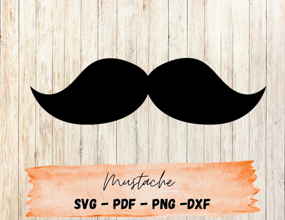 Mustache SVG | Handlebar Mustache Silhouette | Beard and Stash Clipart ...