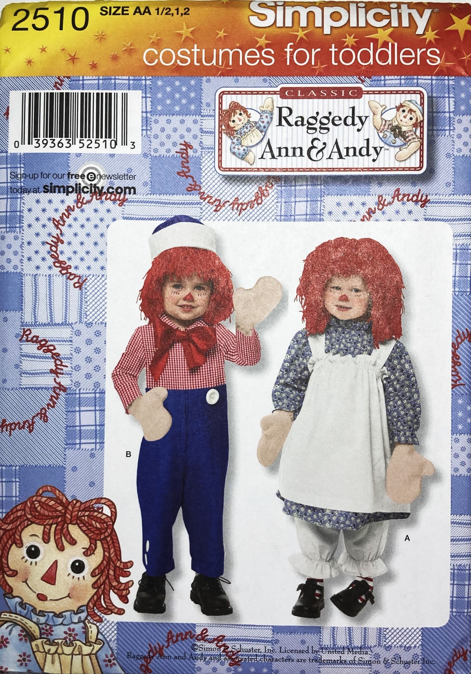 Craft Supplies & Tools Sewing & Fiber Simplicity Sewing Pattern #2510 ...