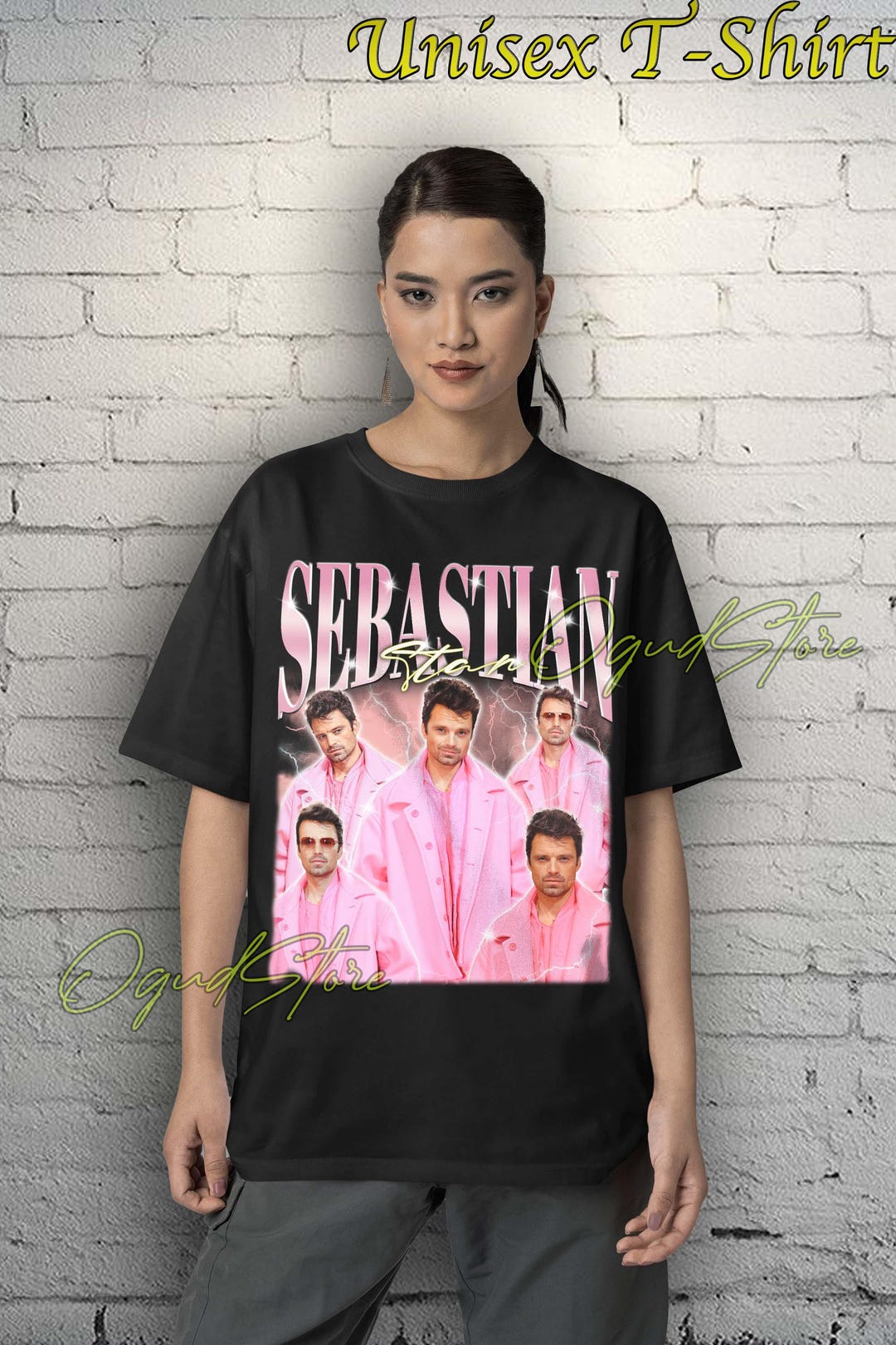 Sebastian Stan, Sebastian Stan Shirt, Vintage Sebastian Stan Tshirt ...