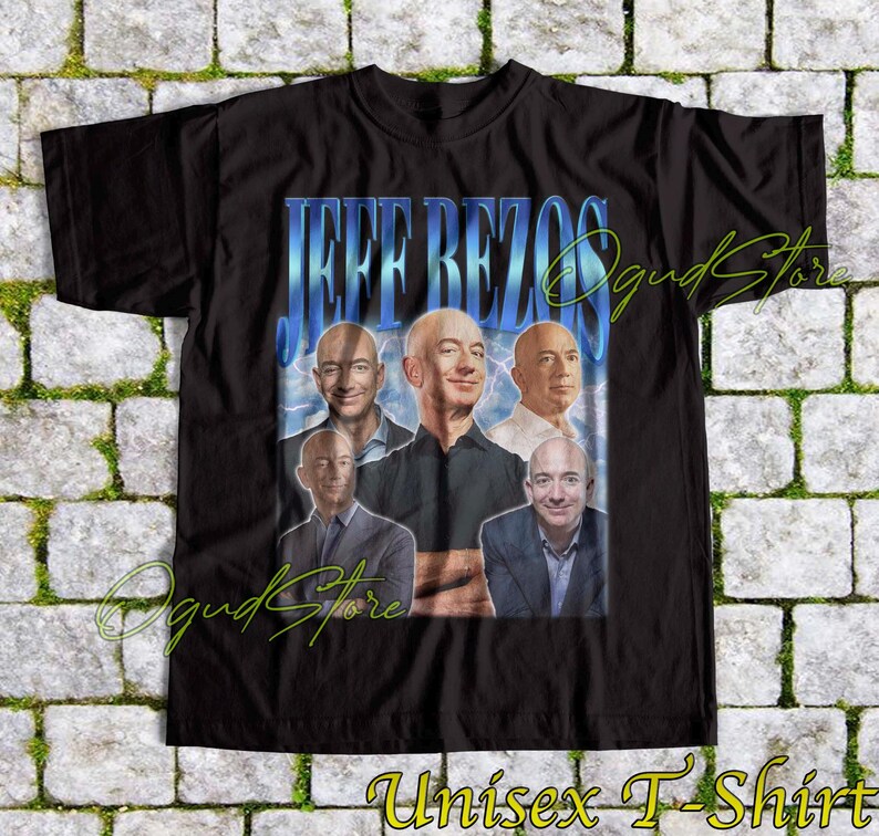Jeff Bezos Retro Tshirt, Jeff Bezos Tees, Jeff Bezos Shirt, Jeff Bezos ...