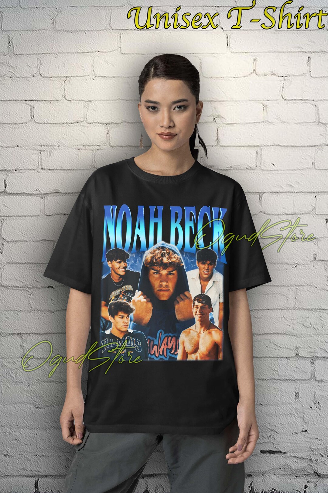 Noah Beck, Camiseta de Noah Beck, Camiseta retro de Noah Beck, Camiseta ...