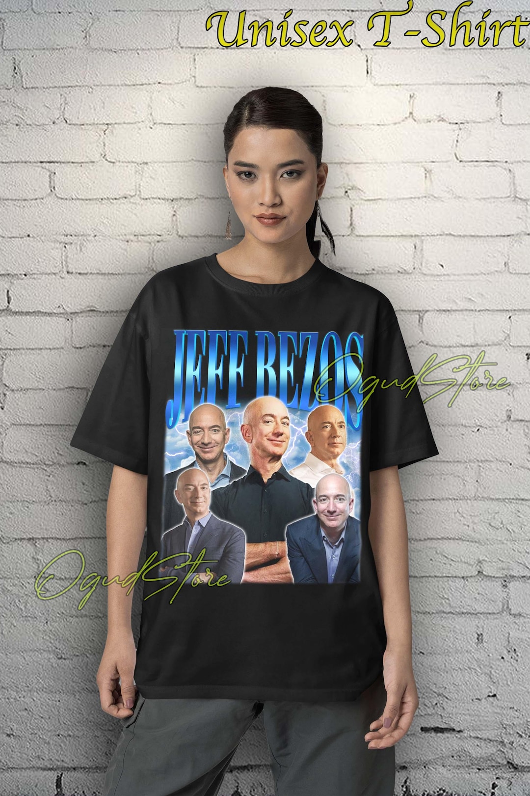 Jeff Bezos Retro Tshirt, Jeff Bezos Tees, Jeff Bezos Shirt, Jeff Bezos ...