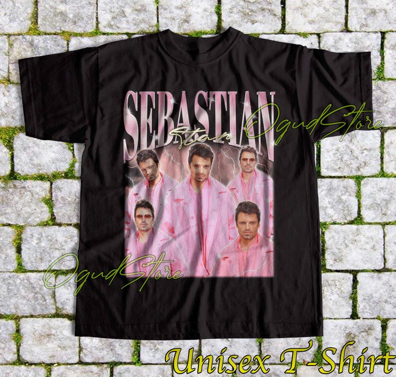 Sebastian Stan, Sebastian Stan Shirt, Vintage Sebastian Stan Tshirt ...