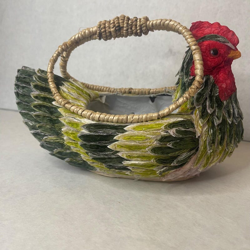 Paper Mache Chickens - Etsy
