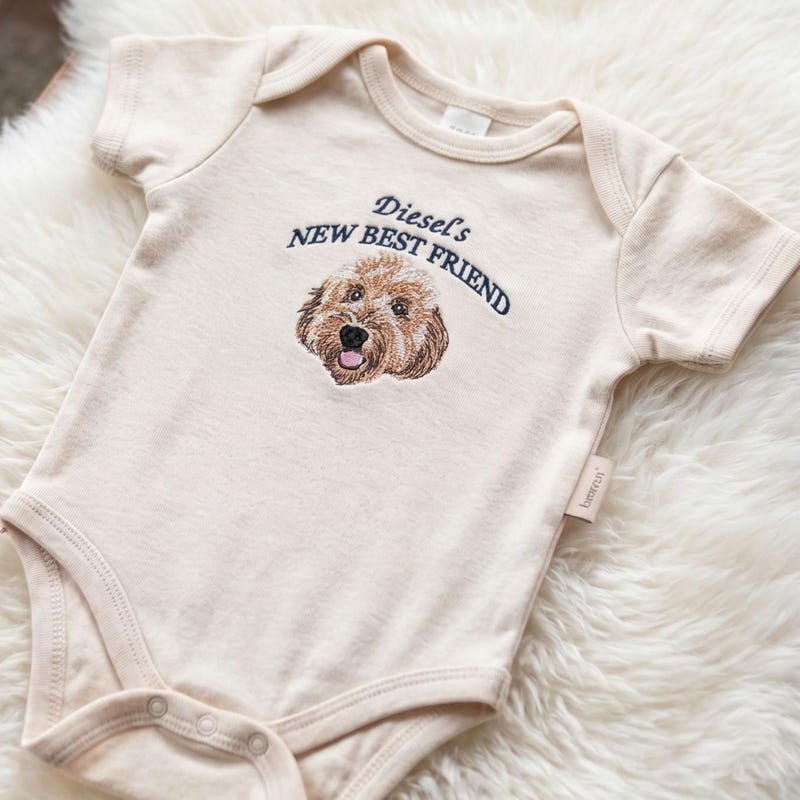 Onesie Dog New Baby - Etsy