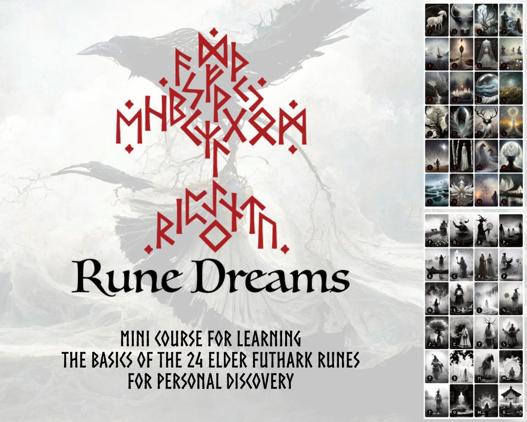 Rune Meanings for Rune Dreams Rune Cards - Digital Mini Course to Learn ...
