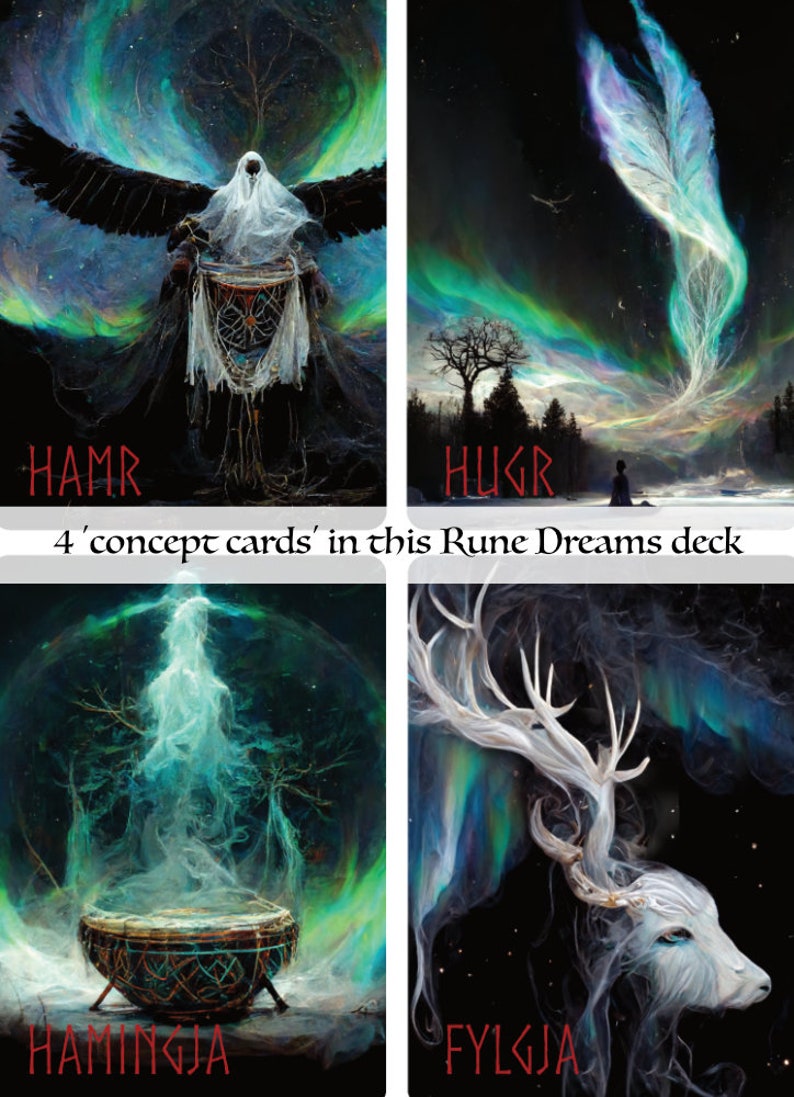 Rune Cards With Elder Futhark for Divination, Rune Dreams Runic Oracle ...