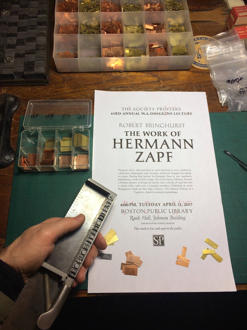 Hand-set Letterpress Broadside – Robert Bringhurst – the Work of ...