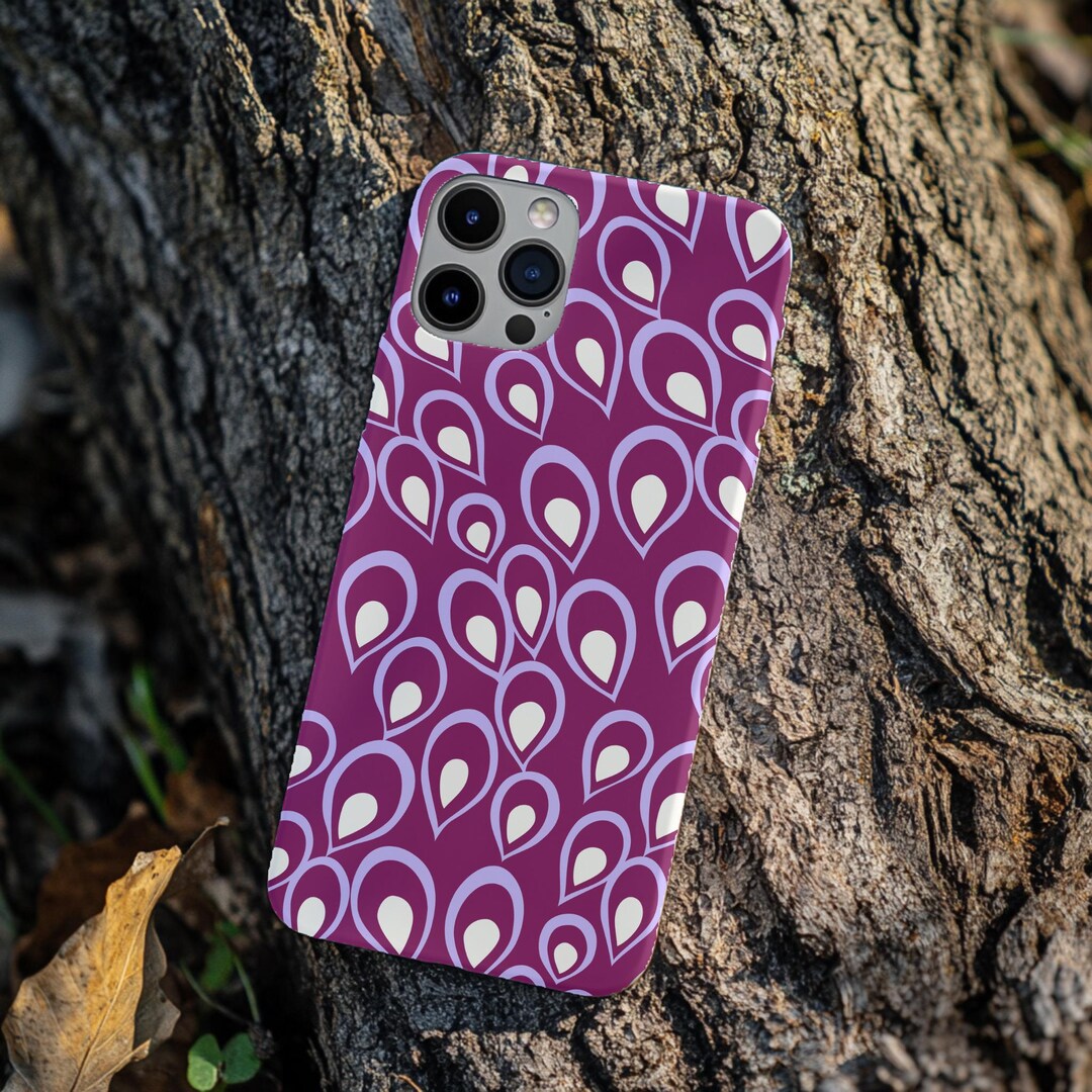 Peacock Feather Line Art Phone Case | Animal Line Art iPhone Case ...