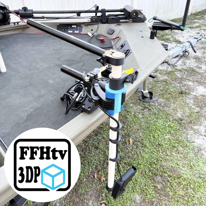 Slip-fit Depth Collar W/ Directional Arrow for DIY PVC Livescope Pole ...
