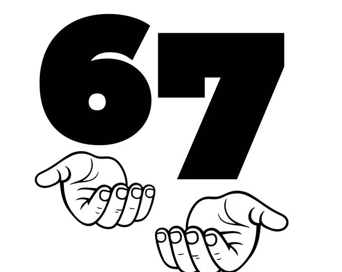 Viral Six Seven Meme SVG PNG | Funny Gen Alpha Graphic (digital ...