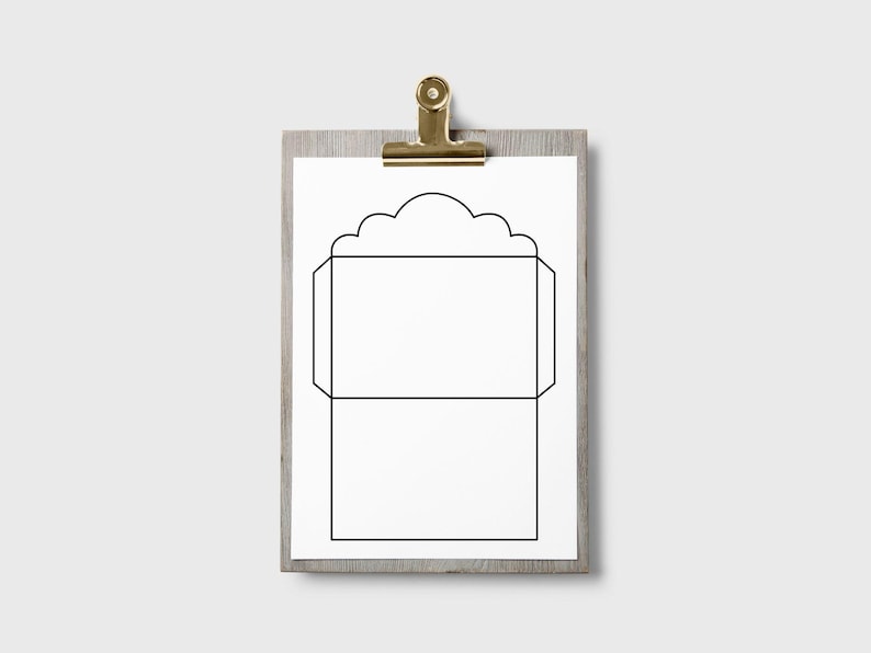 Envelope Template Bundle: SVG, PNG, & Printable Files (instant Download ...