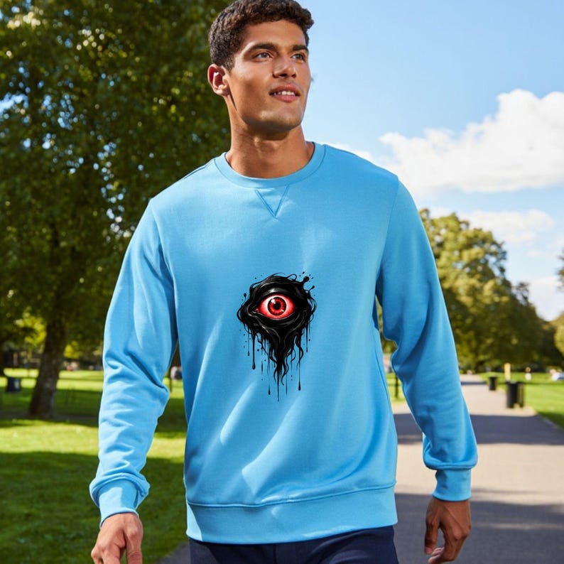 Roblox Doors Eye Hoodie | Horror Gamer Sweatshirt | Dark Scary Design ...