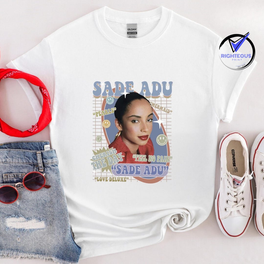 Sade Retro Vintage,retro Sade Shirt,sade Concert Shirt,sade Adu Pop ...