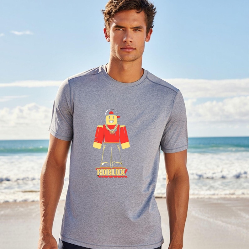 Roblox Classic Avatar Shirt | Street Style Gamer Tee | Block Character ...