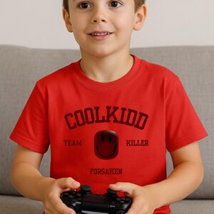 Coolkidd Killer Shirt | Forsaken Roblox Mask Tee | Horror Gamer Design ...