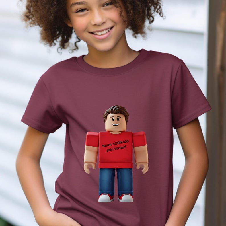 Team C00lkidd Roblox Gamer T-shirt: Forsaken Hacker Apparel - Etsy