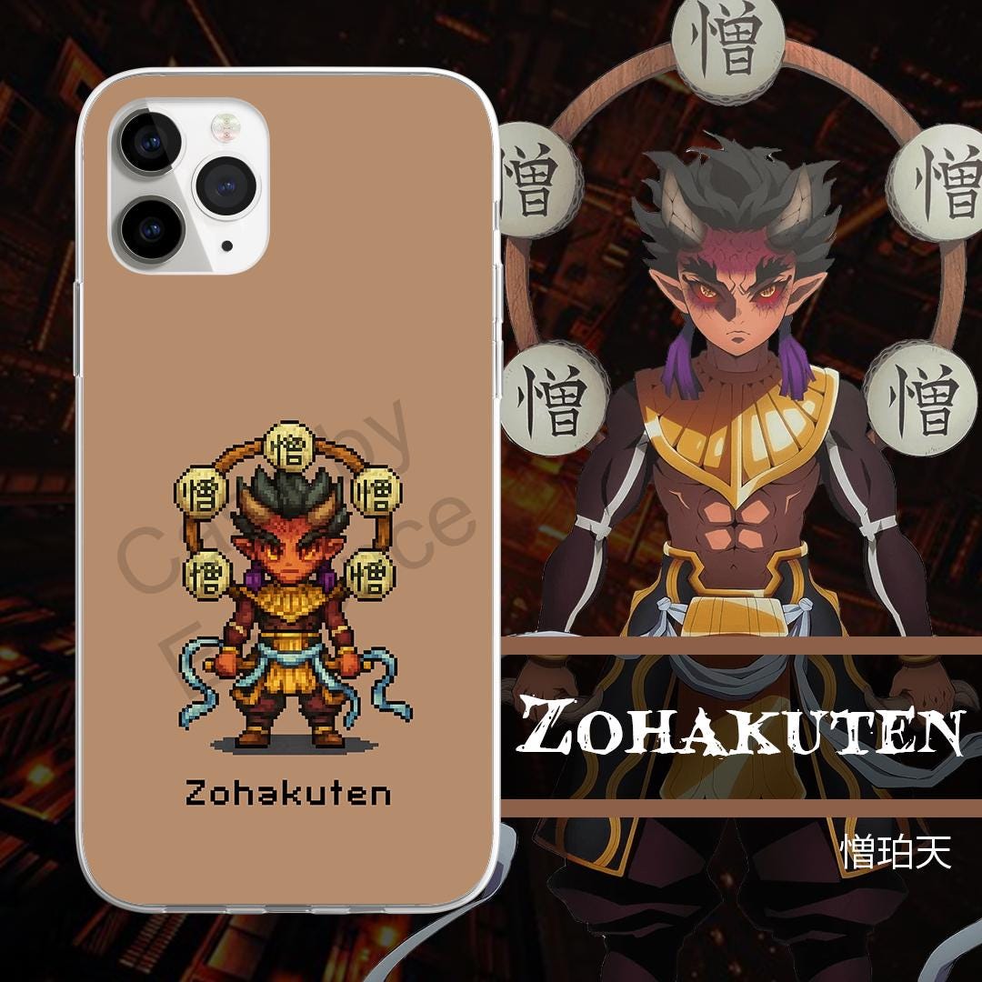 Demon Slayer Kimetsu No Yaiba Zohakuten Pixelated Sprite for iPhone ...