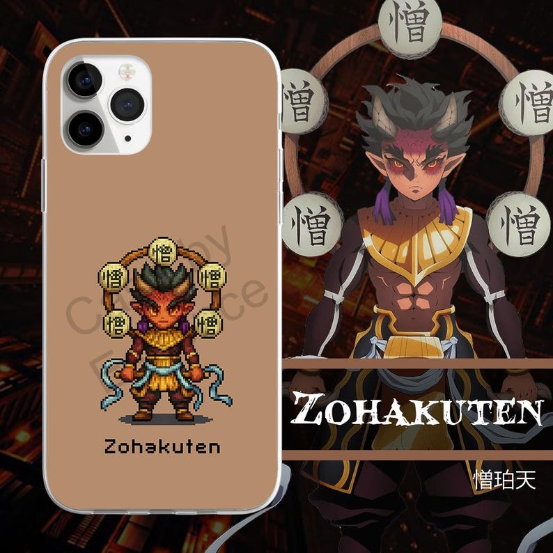 Demon Slayer Kimetsu No Yaiba Zohakuten Pixelated Sprite for iPhone ...