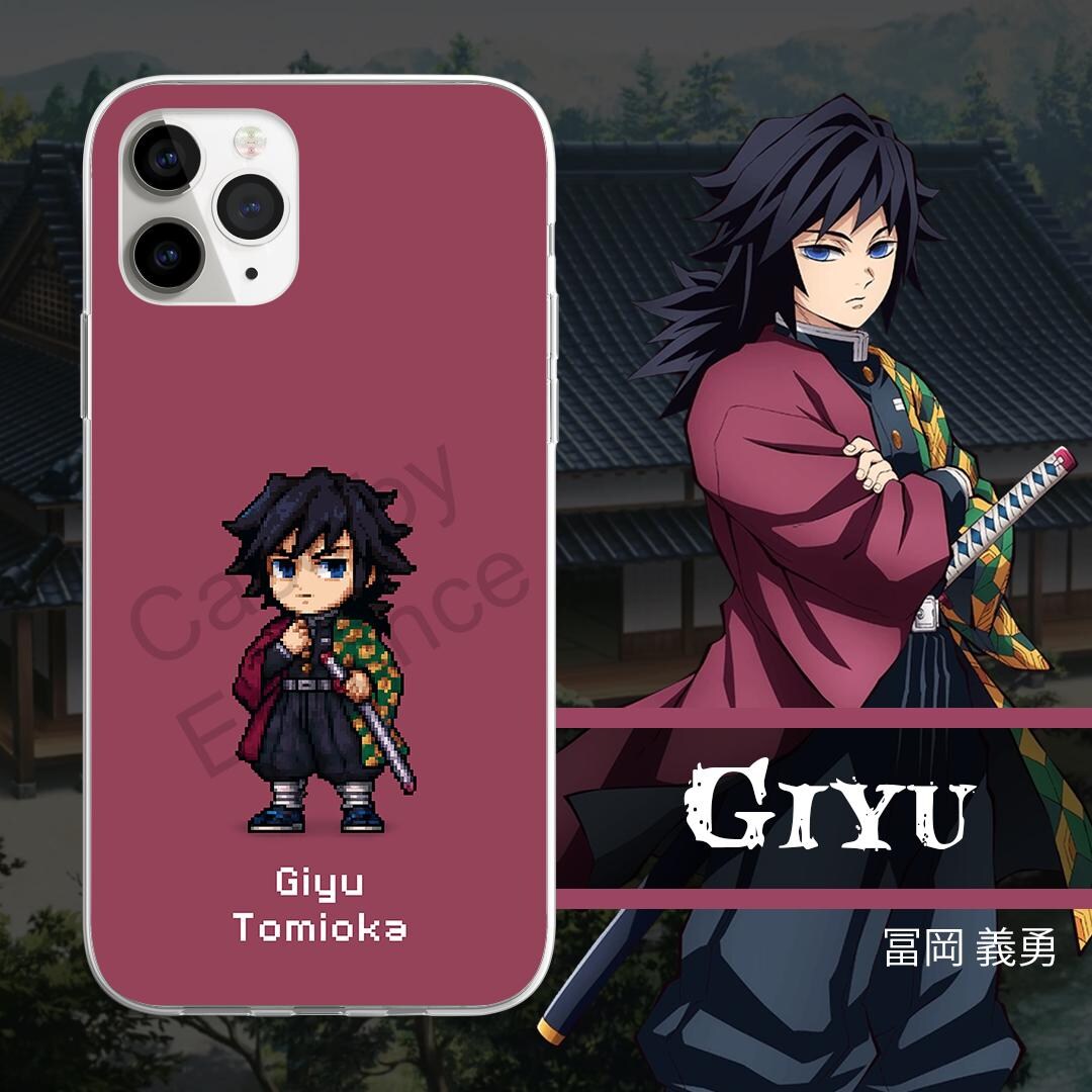 Demon Slayer Kimetsu No Yaiba Giyu Tomioka Pixelated Sprite for iPhone ...