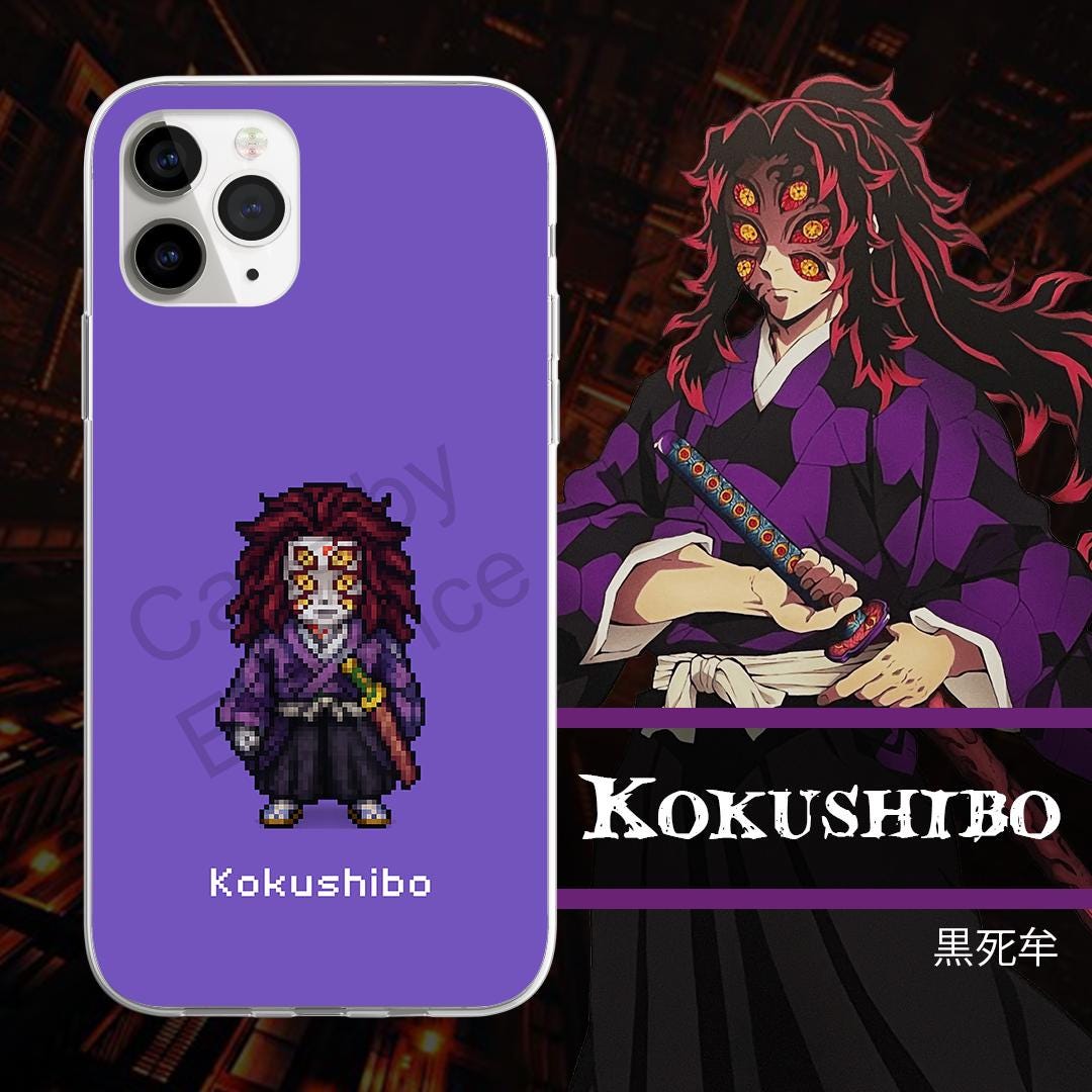 Demon Slayer Kimetsu No Yaiba Kokushibo Pixelated Sprite for iPhone ...