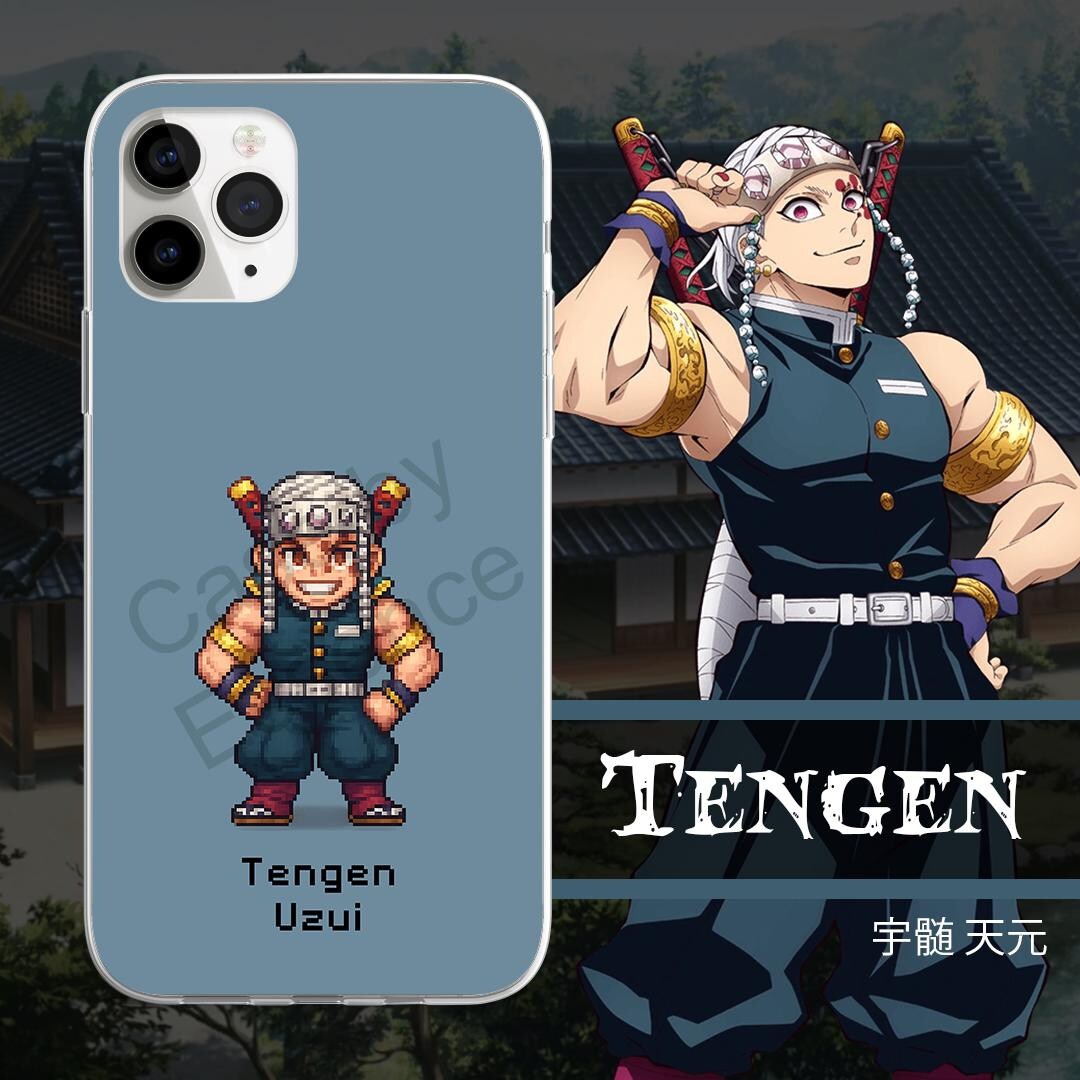 Demon Slayer Kimetsu No Yaiba Tengen Uzui Pixelated Sprite for iPhone ...