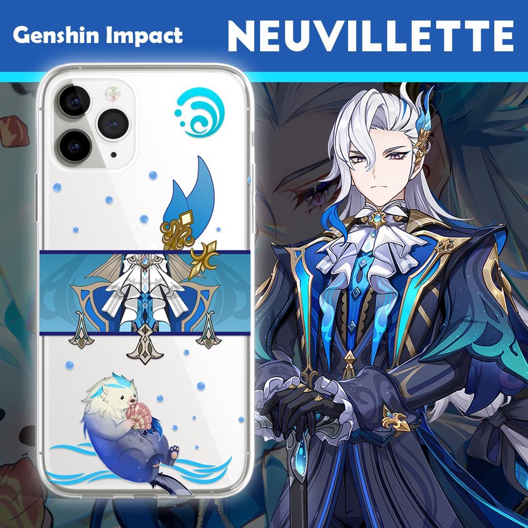 Genshin Impact Neuvillette Essence Phone Case for iPhone Samsung ...