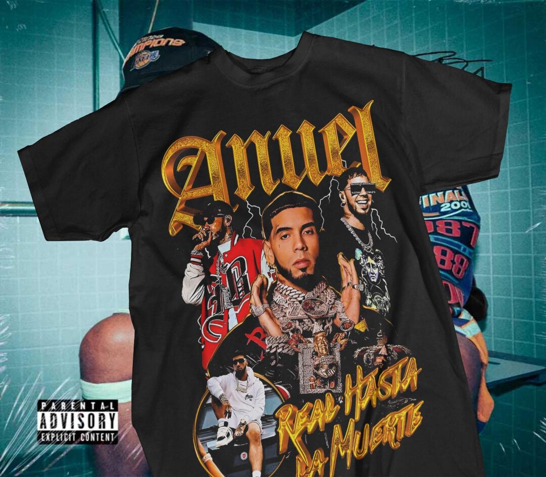 Pack of 25 Anuel AA T-shirt Designs and More Than 90 Other Artists - Etsy