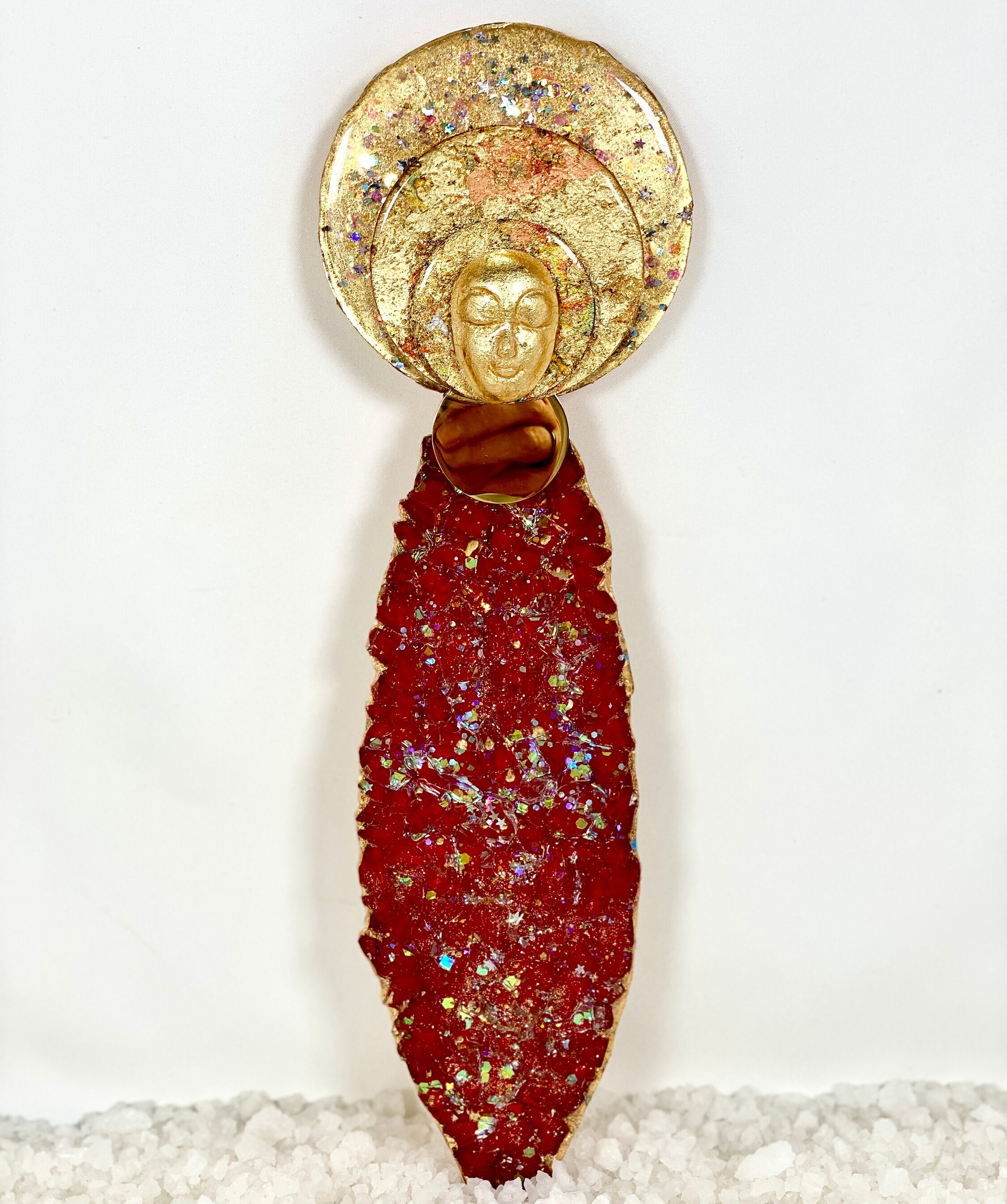 Red Spirit Original Art. Red Spirit Wall Hanging. Great Gift for a ...