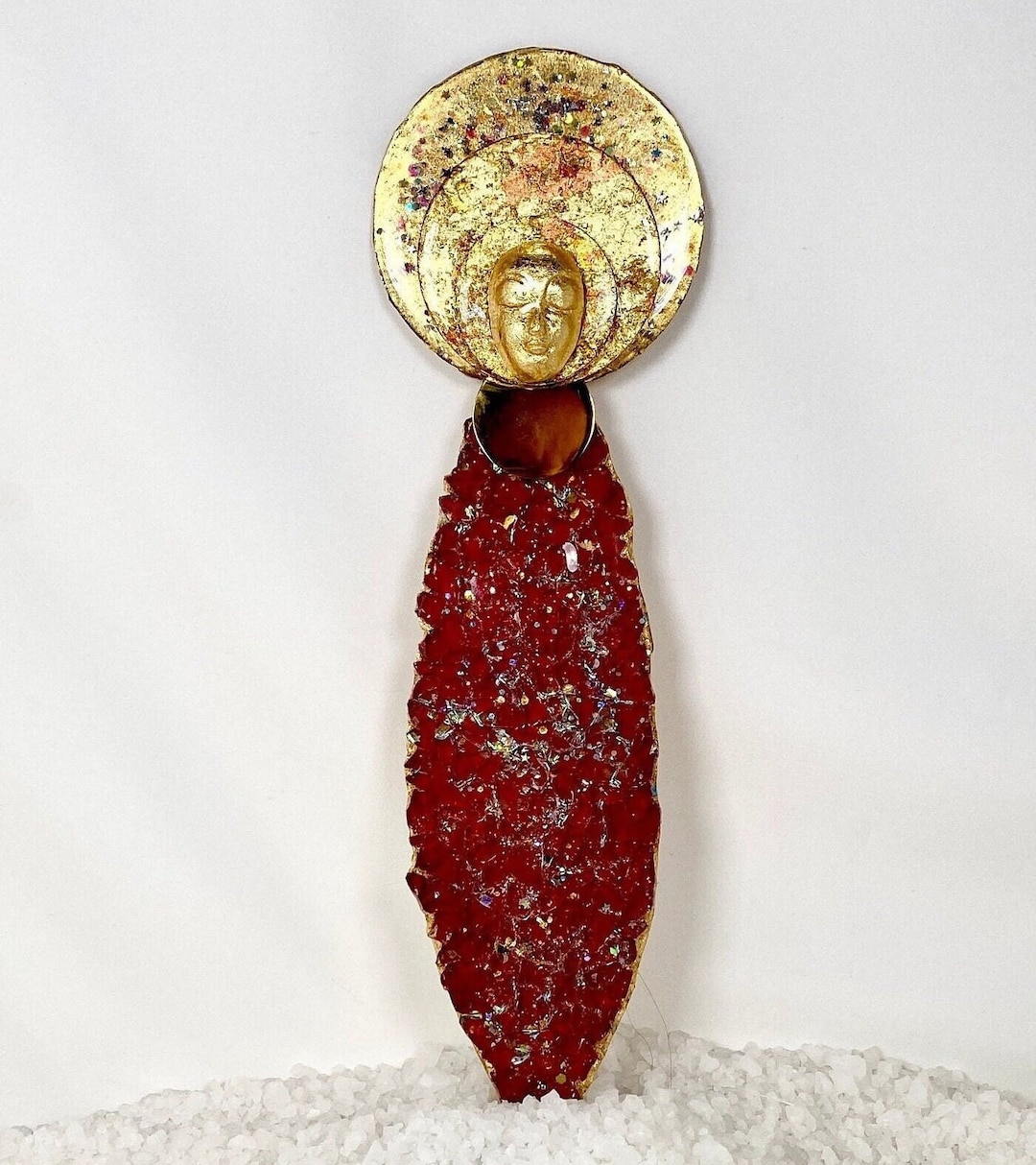 Red Spirit Original Art. Red Spirit Wall Hanging. Great Gift for a ...