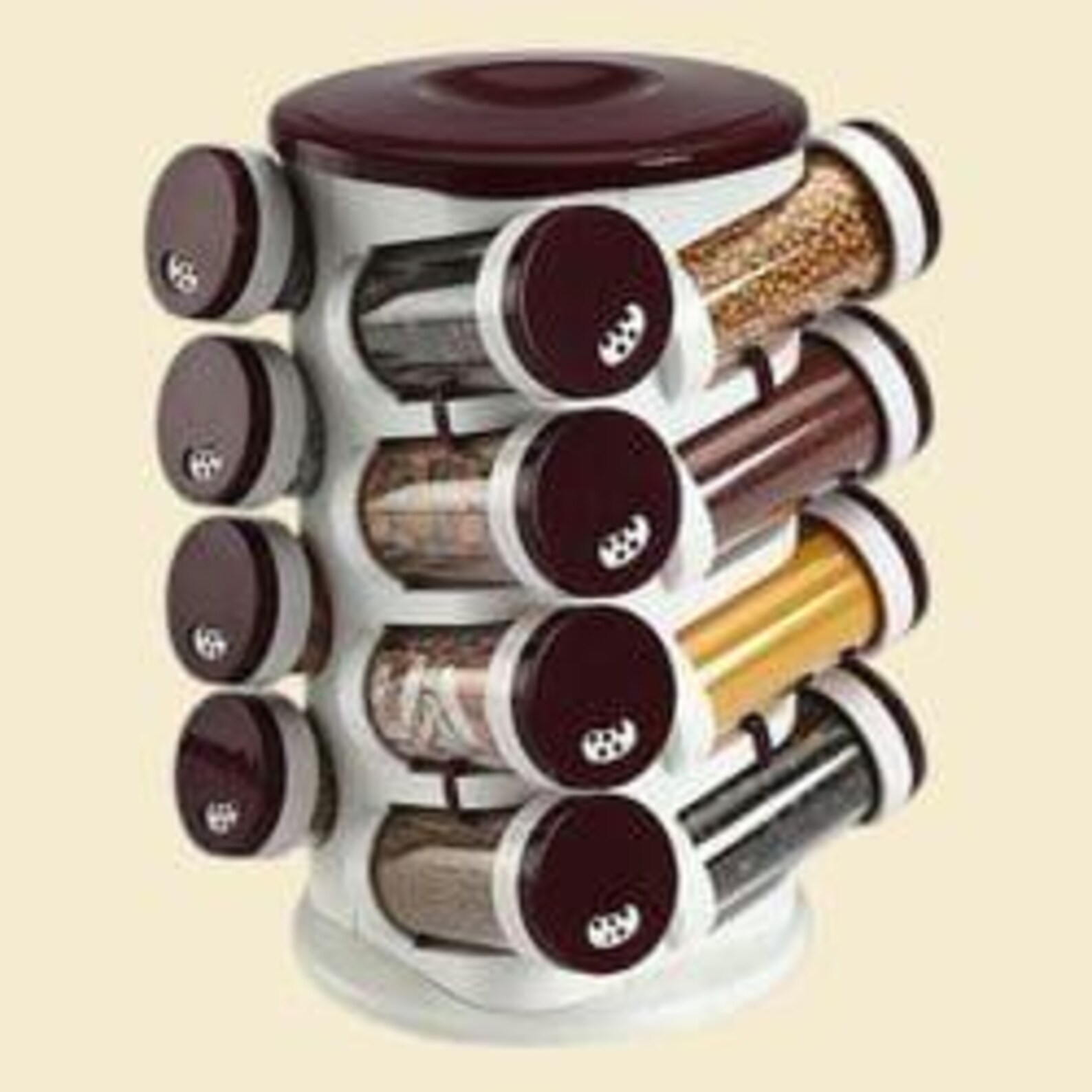 Spices Rack of 16 Container With Revolving Stand Available in Multiple ...