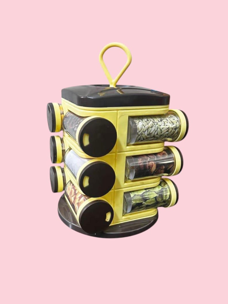 Spices Rack of 12 Container With Revolving Stand Available in Multiple ...
