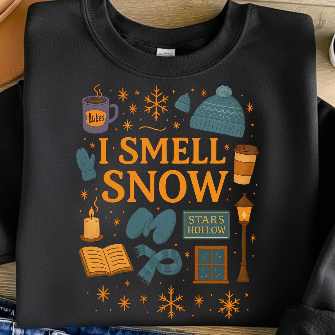 I Smell Snow PNG | Winter Quote Sublimation | Cozy Christmas Hot Cocoa ...