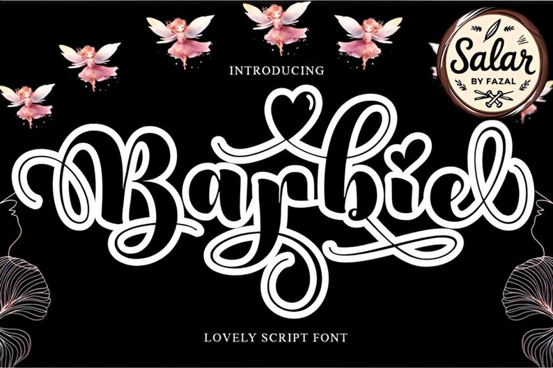 The Kayla Font Bundle - Planner Fonts - Farmhouse Font - Calligraphy ...