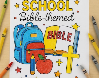 Back to School With Jesus | 5-page Printable Morning Affirmation ...