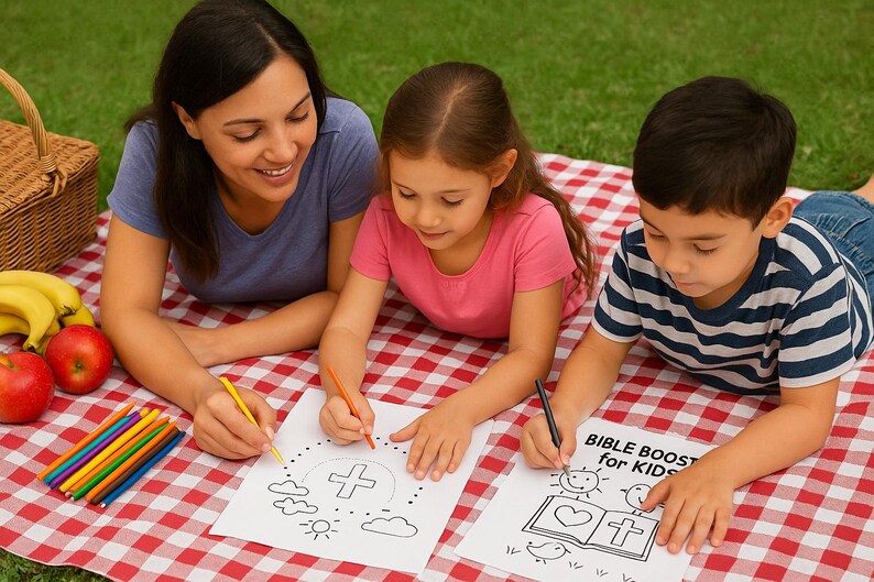 Bible School Coloring Bundle for Kids – God's Promises | 5 Sunday ...