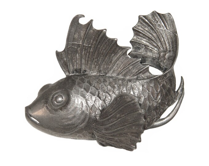Boucher Fish Clip Pin / Brooch Silver Rare Early MB - Etsy