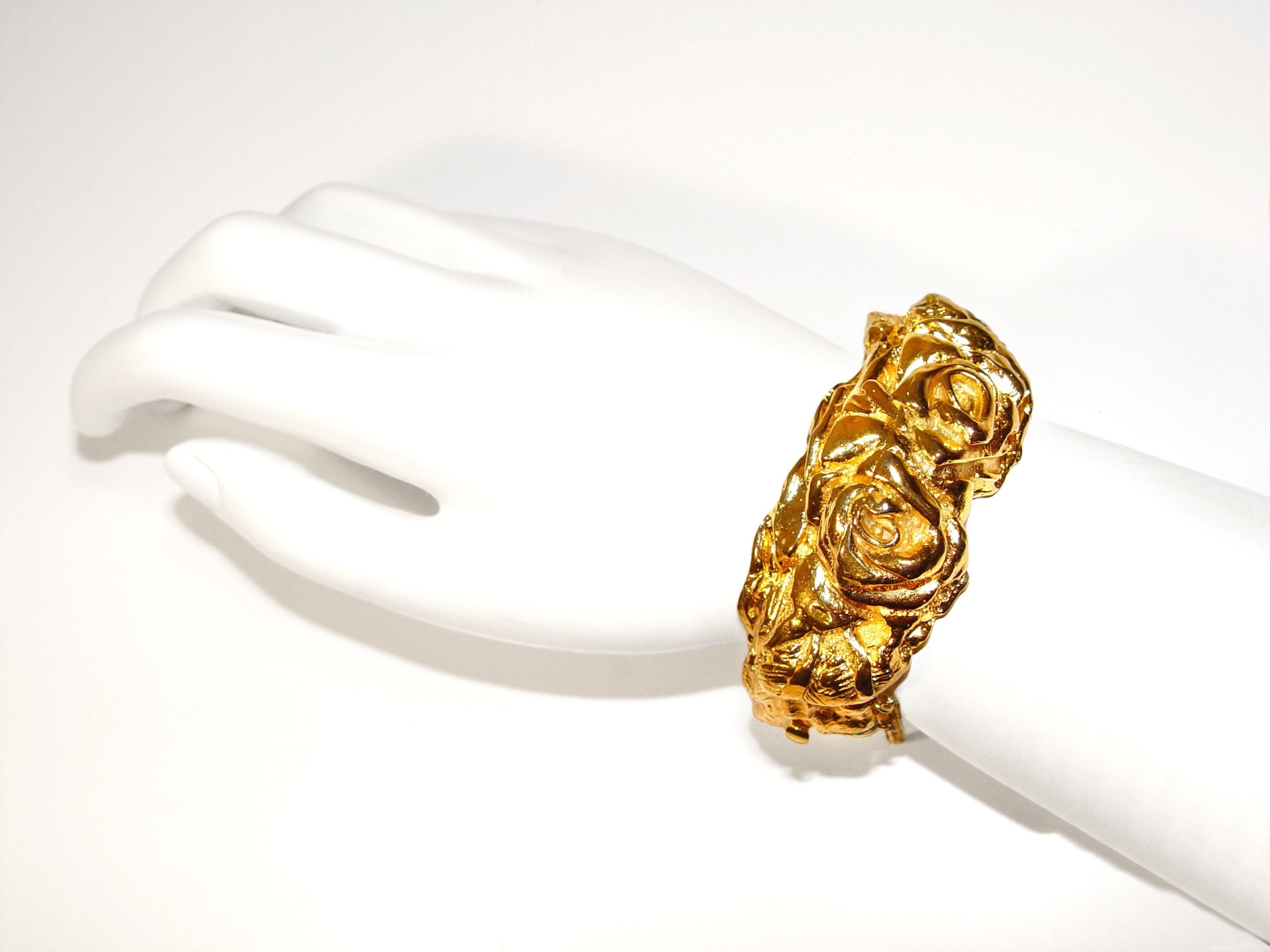 Trifari Bracelet, Jonathan Bailey, Golden Roses, Rare, Signed ...