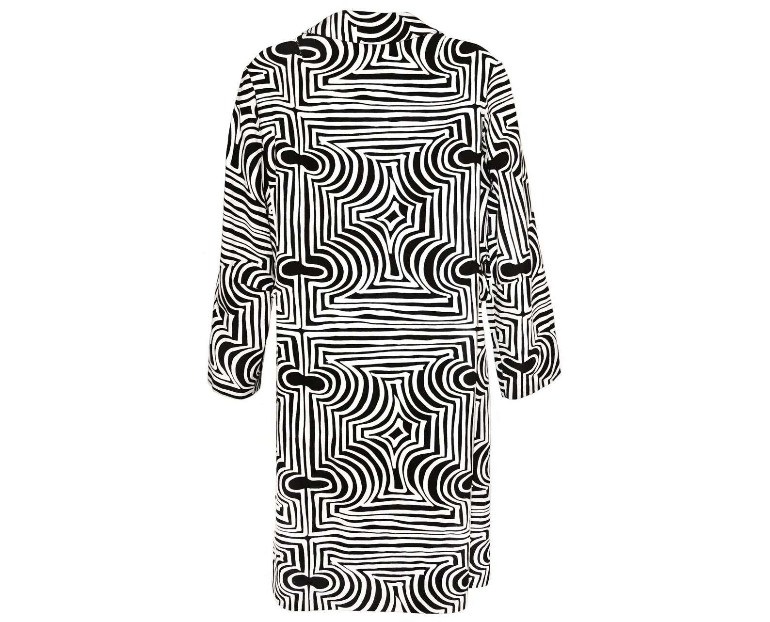 Vintage Coat Op Art Fabulous Print Rare Collectible - Etsy