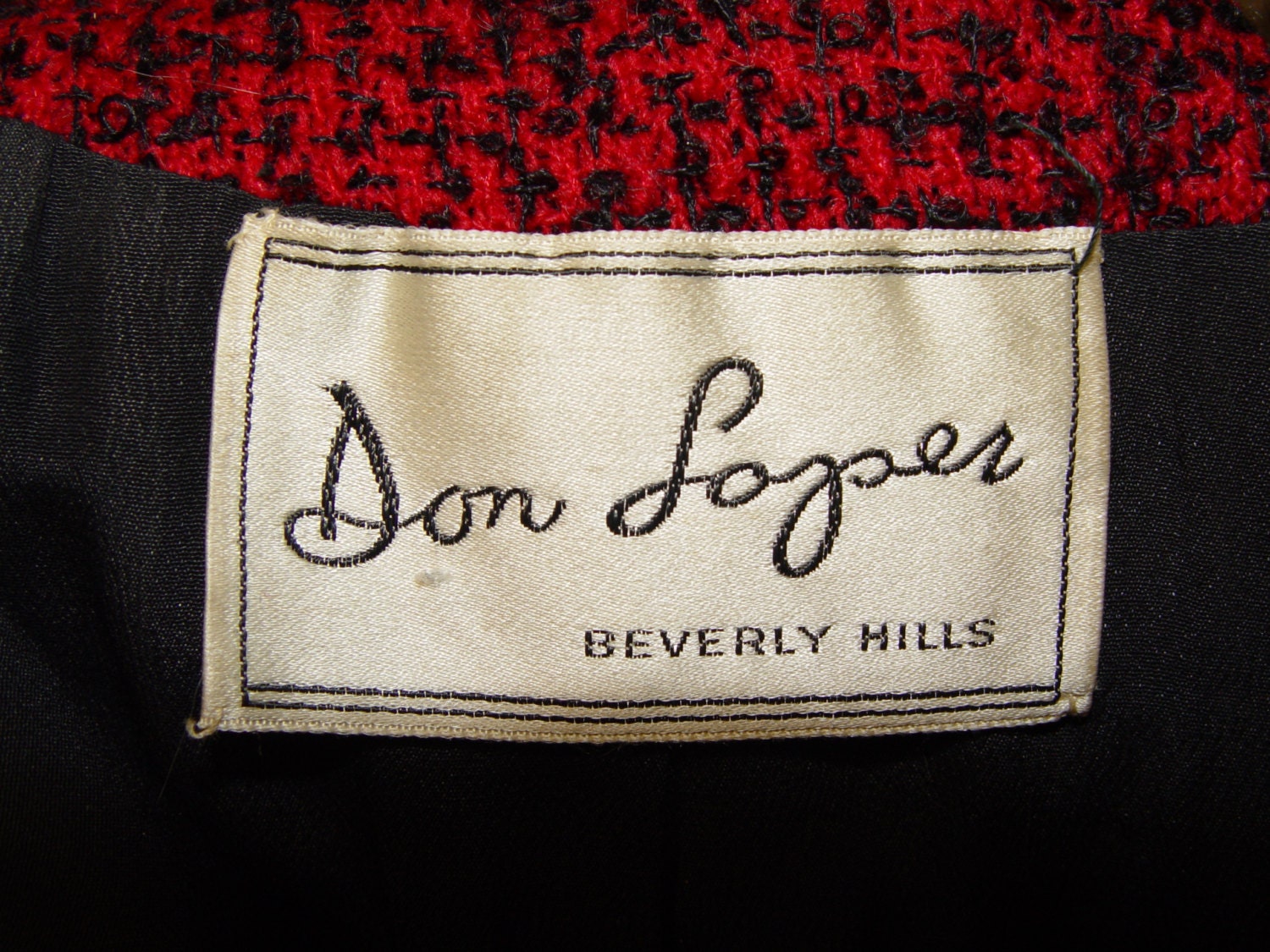 Vintage Wool Suit, Don Loper Beverly Hills, Wool Bouclé, Couture ...