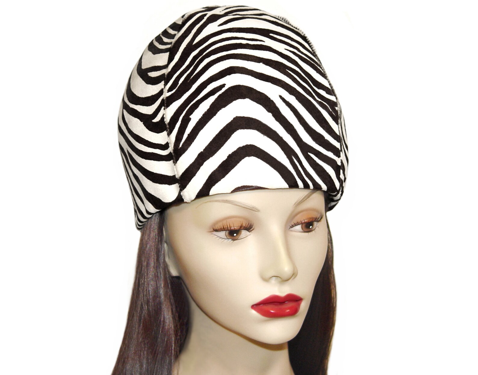 Mod Hat Zebra Print Emme Vintage 1963 - Etsy