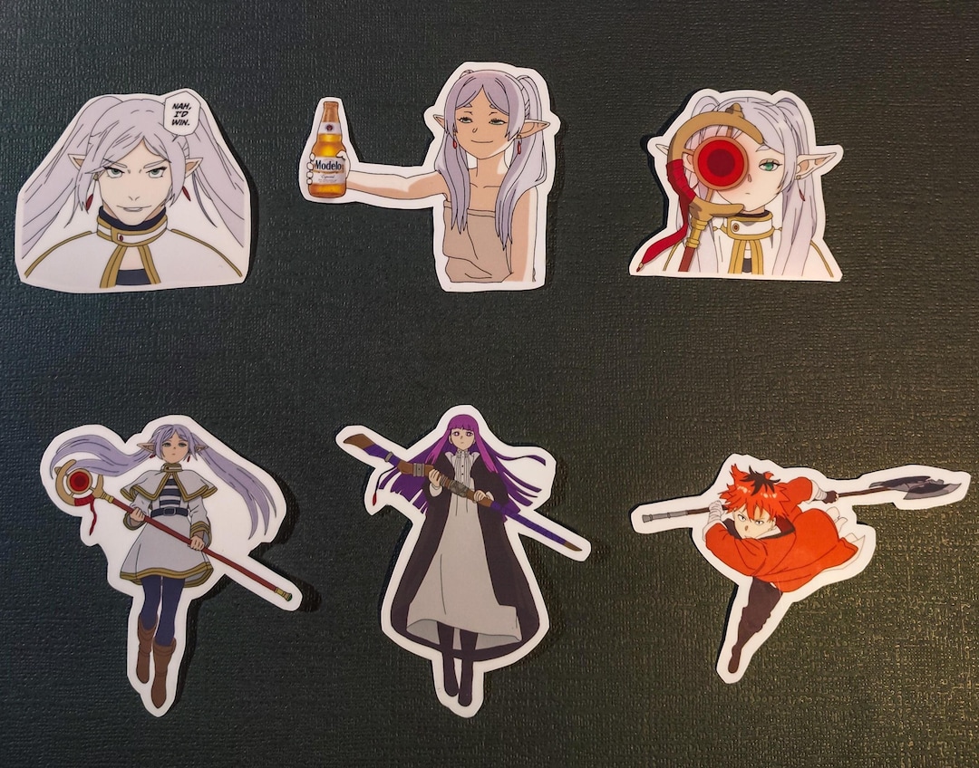 Frieren Sticker Pack 2 | Waterproof Vinyl Stickers | 6 Stickers - Etsy