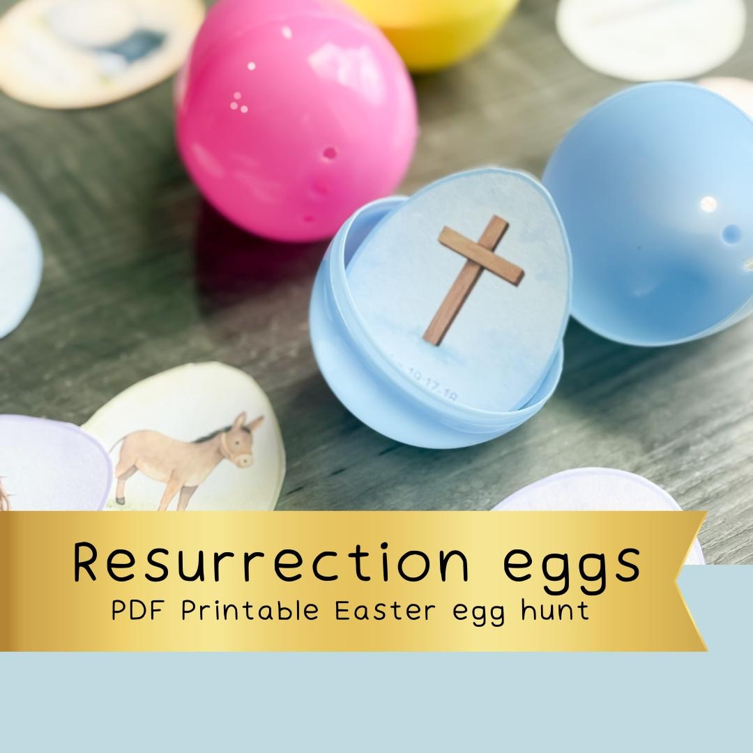 Resurrection Eggs Printable | LDS Holy Week Scripture Cards | Christ ...