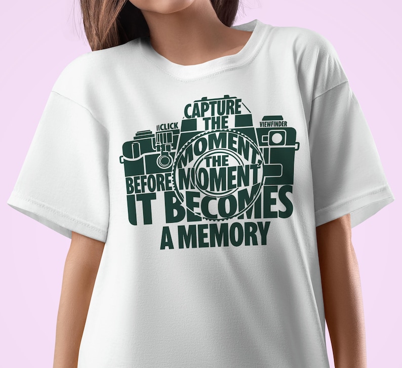 Photography Quote Png, Capture the Moment Camera Typography PNG ...