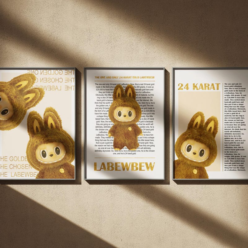 Labubu Poster - Etsy