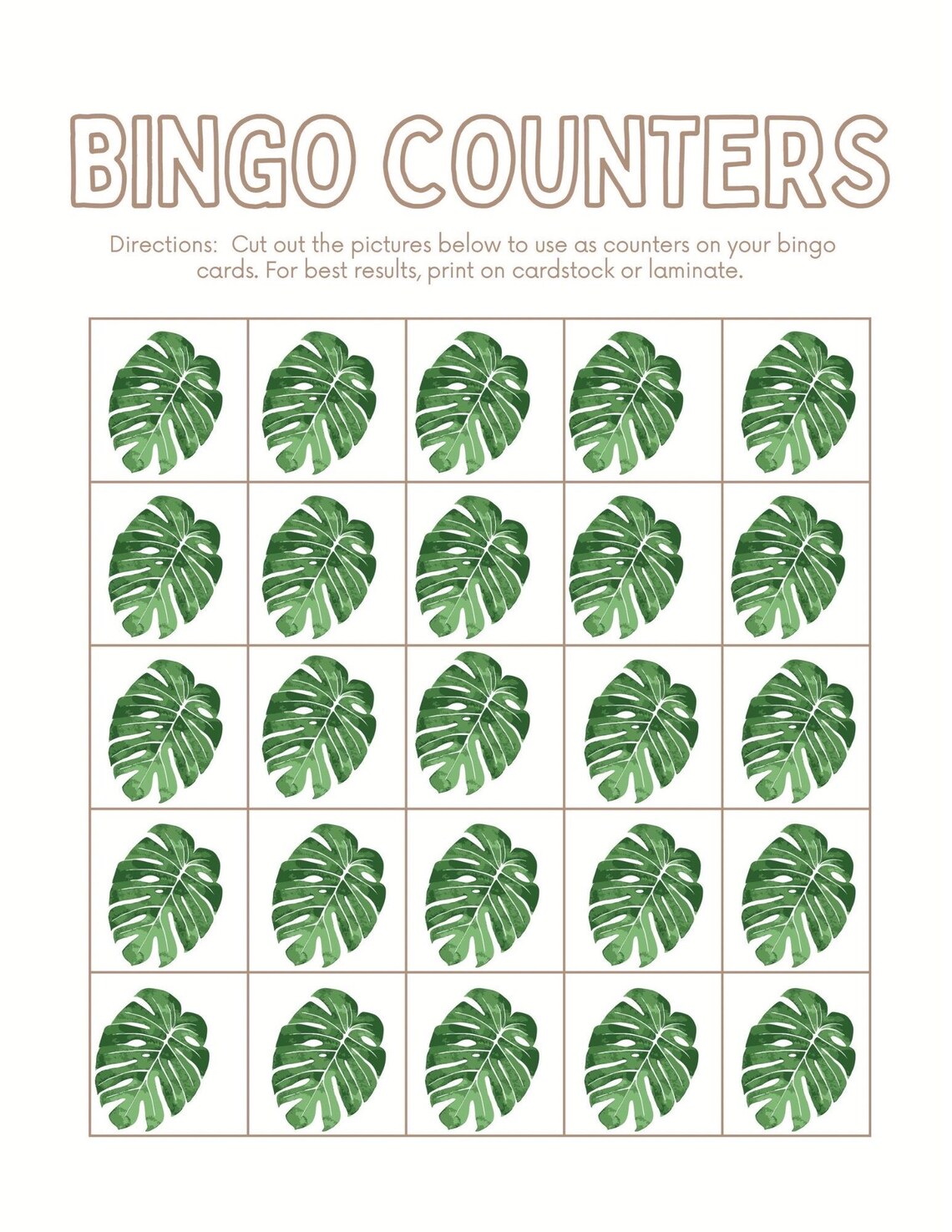 Sloth Bingo Printable Game | Kids Birthday Party Game | Classroom ...