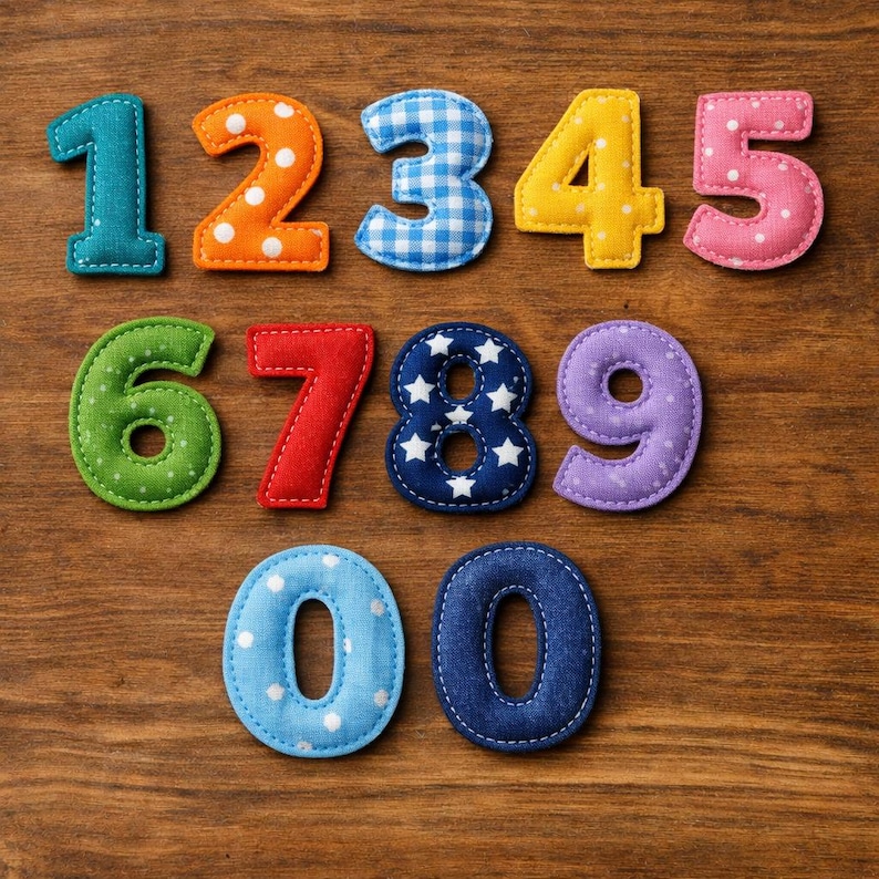 4 Inch Fabric Alphabet Letters and Numbers Pattern Template,free ...