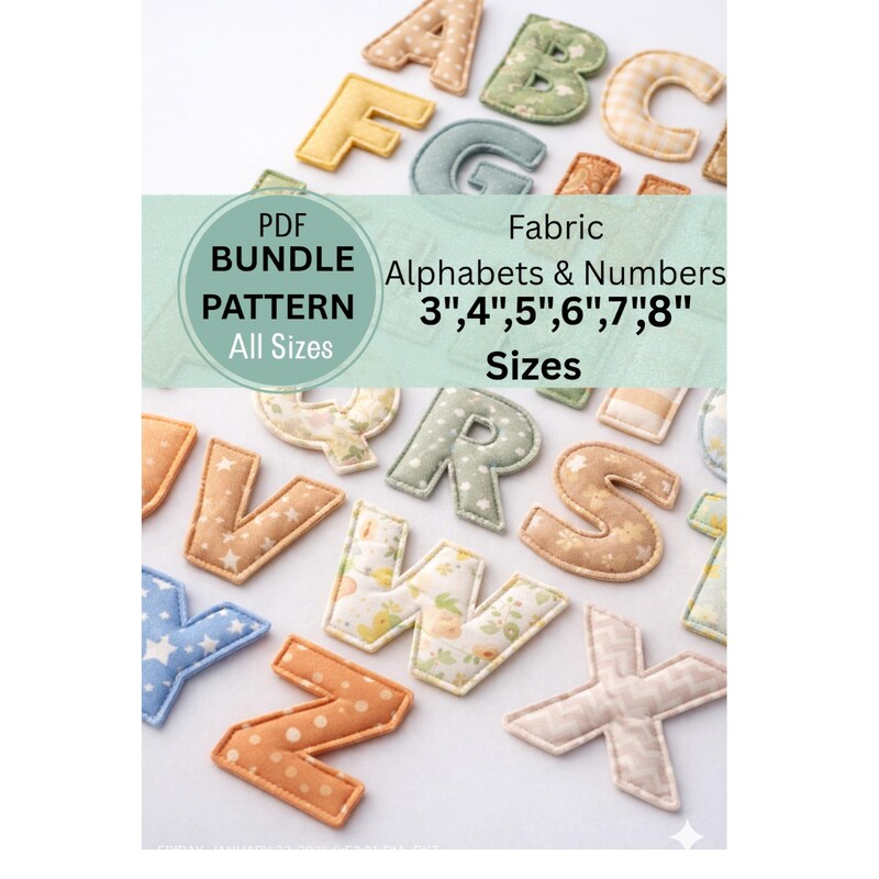 Felted Letters and Numbers - Etsy