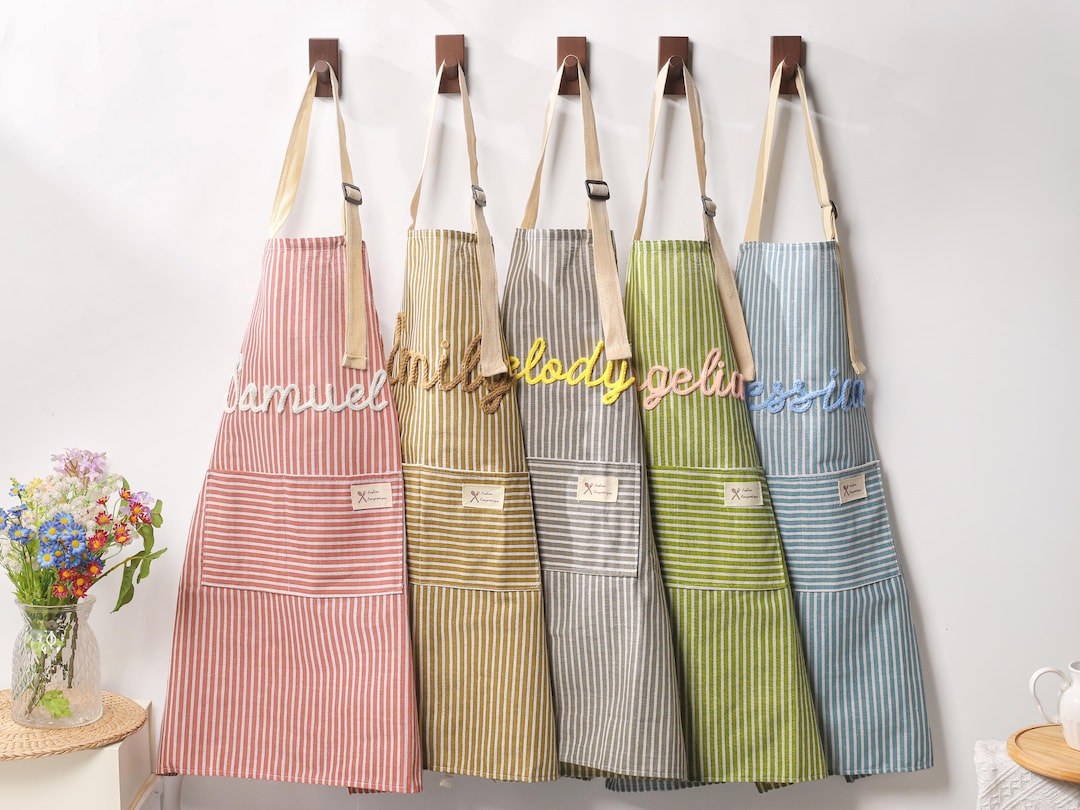Custom Cooking Apron With Pocket,personalized Apron,kitchen Apron,gift ...