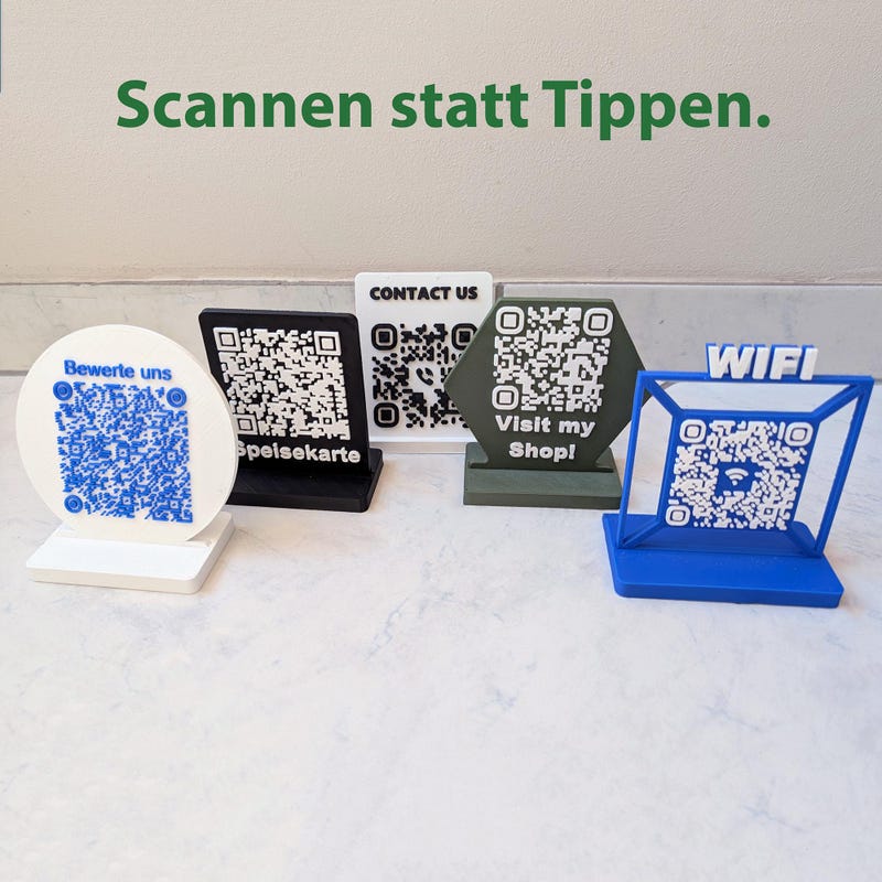 Qr code aufsteller - Etsy.de